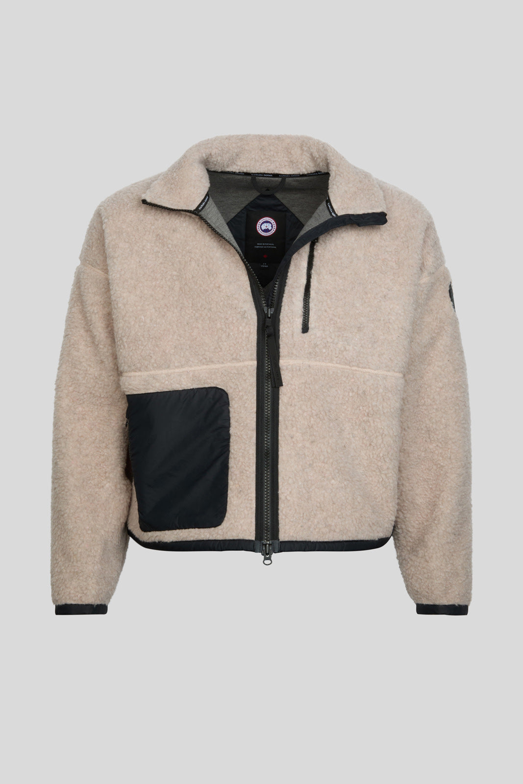 Used Simcoe Zip Up Fleece Sweater Black Label for sale - Canada Goose ...