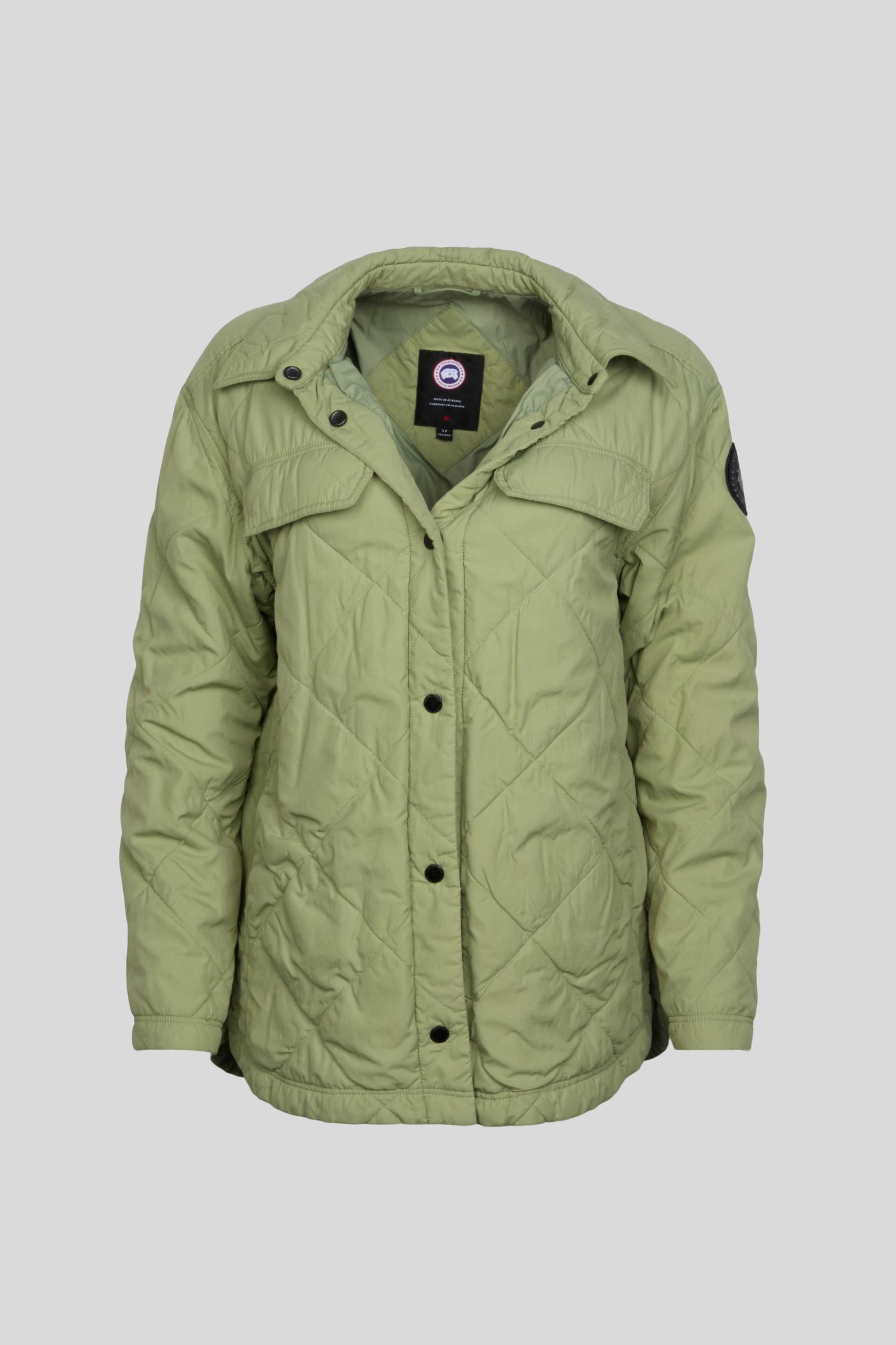 Used Albany Quilted Shirt Jacket Black Label for sale - Canada Goose ...