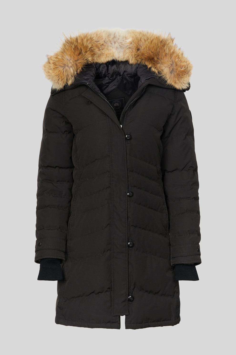 Used Lorette Parka Black Label for sale - Canada Goose Generations US